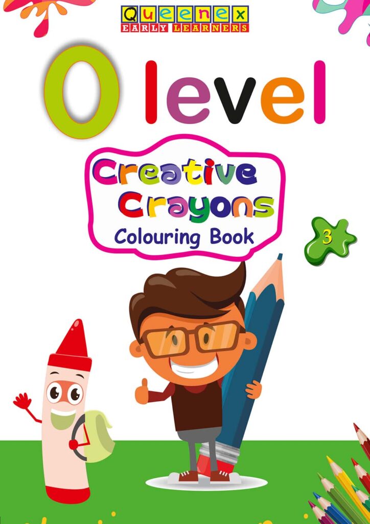 0 Level creative colouring book -green - Queenex Publishers Limited