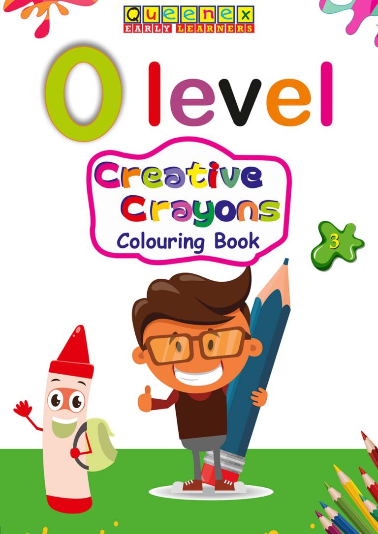 0 Level creative colouring book -green - Queenex Publishers Limited